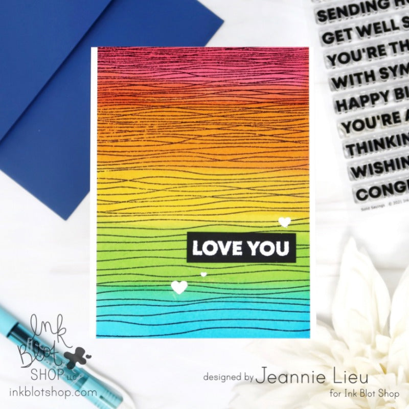 String It Out Background :: 6x6 Clear Stamp Set – Ink Blot Shop LLC