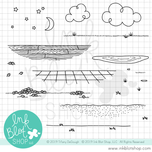 Get Grounded :: 4x6 Clear Stamp Set – Ink Blot Shop LLC