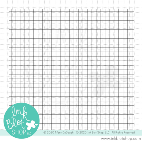 Grid Background :: 6x6 Clear Stamp – Ink Blot Shop LLC