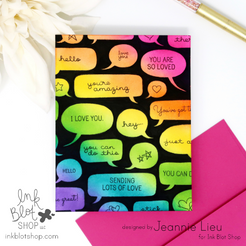 Shout Out Background :: 6x6 Clear Stamp – Ink Blot Shop LLC