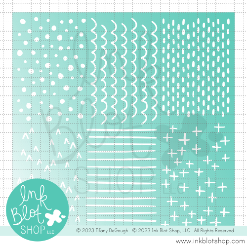 Pattern Play :: 6x6 Stencil – Ink Blot Shop LLC